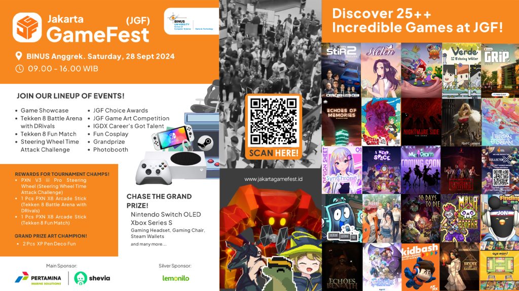 Jakarta Game Fest 2024 (JGF): Pameran Game Dengan Berbagai Hadiah Menarik